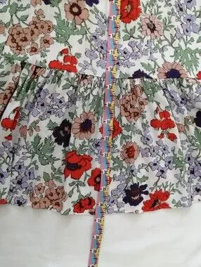 Veronica Beard | Dresses | Veronica Beard Zee Floral Tiered Mini Dress ...